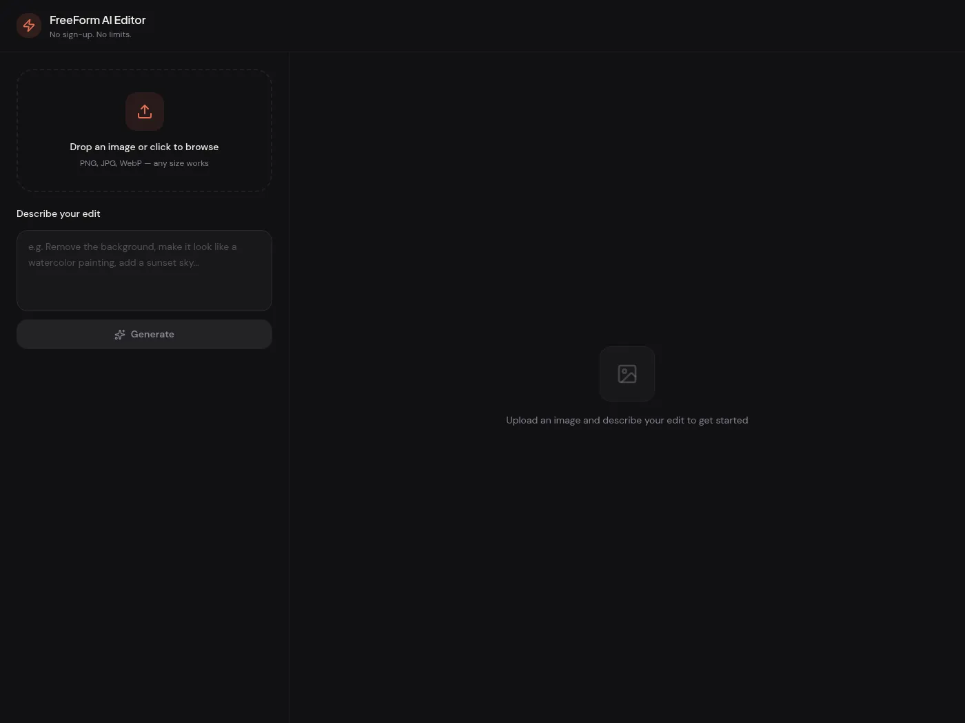 FreeForm AI Editor