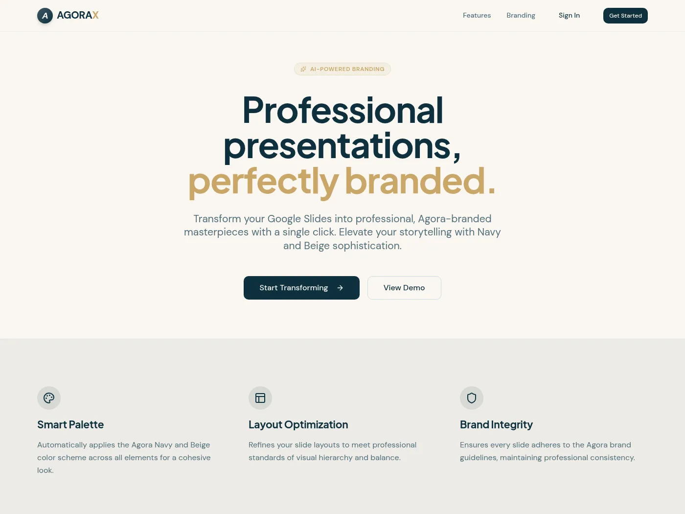 Agora Branded Presentation
