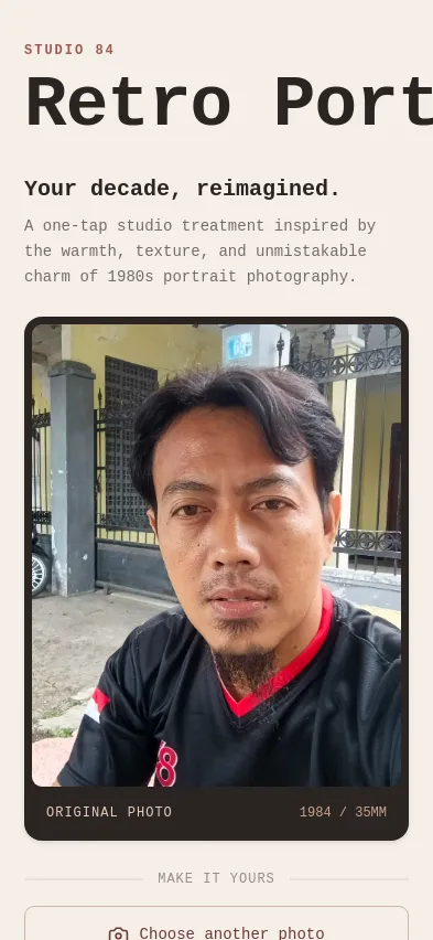 Retro Portrait Studio
