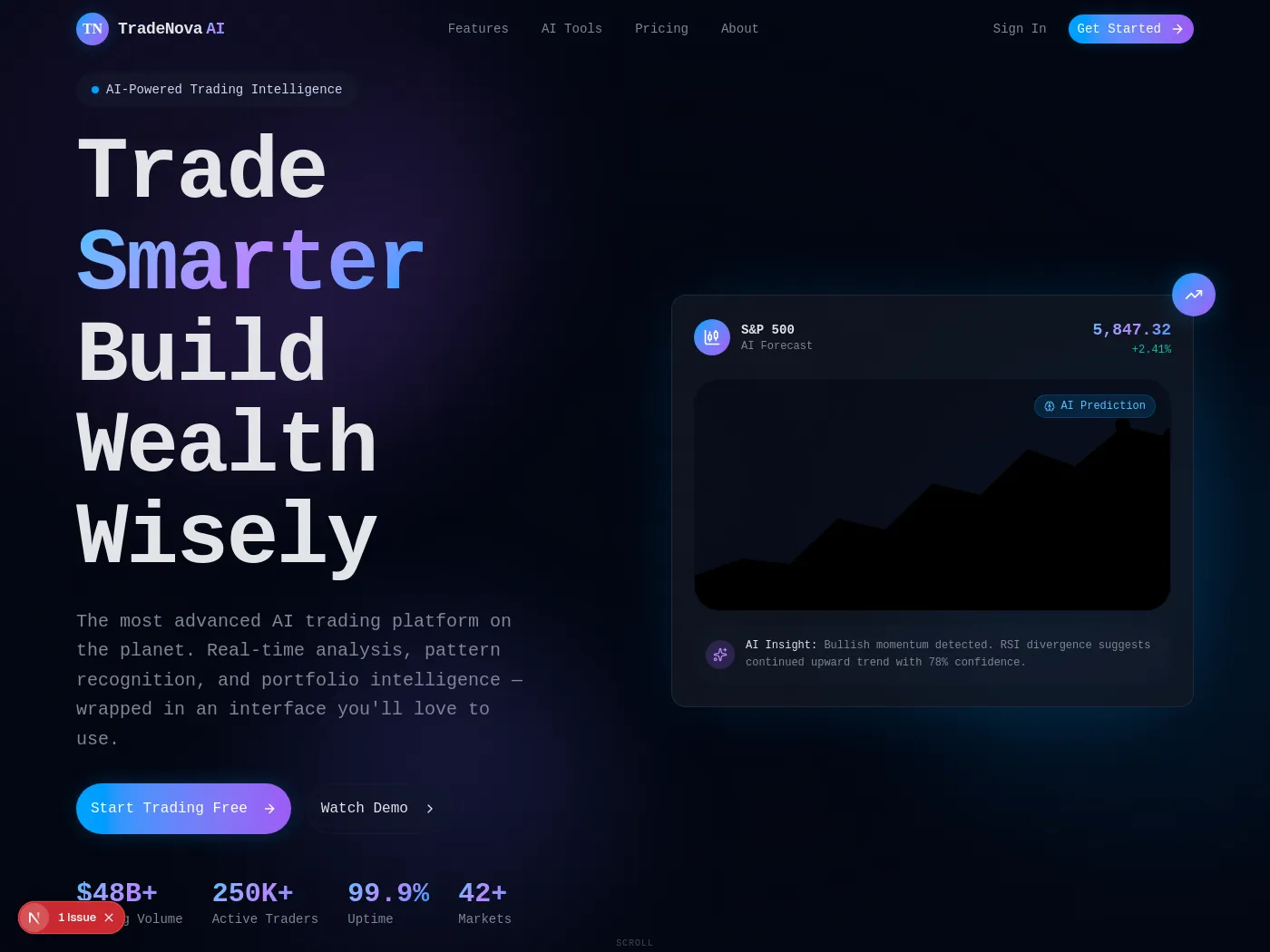 TradeNova AI Platform