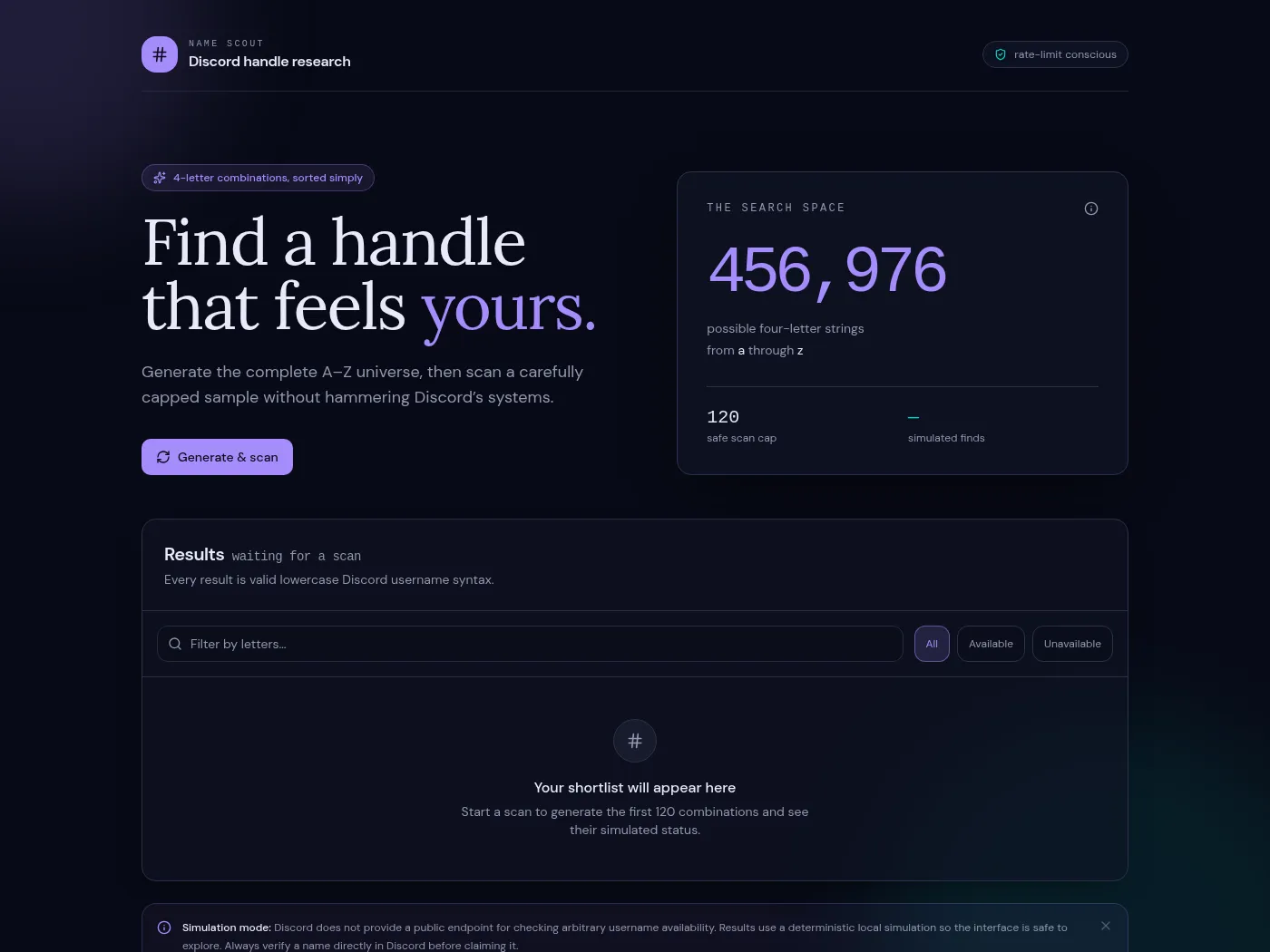 Discord Name Checker