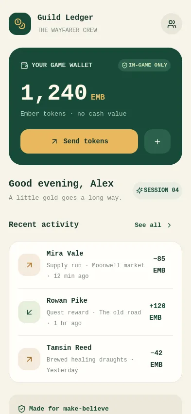 LARP Crypto Sim