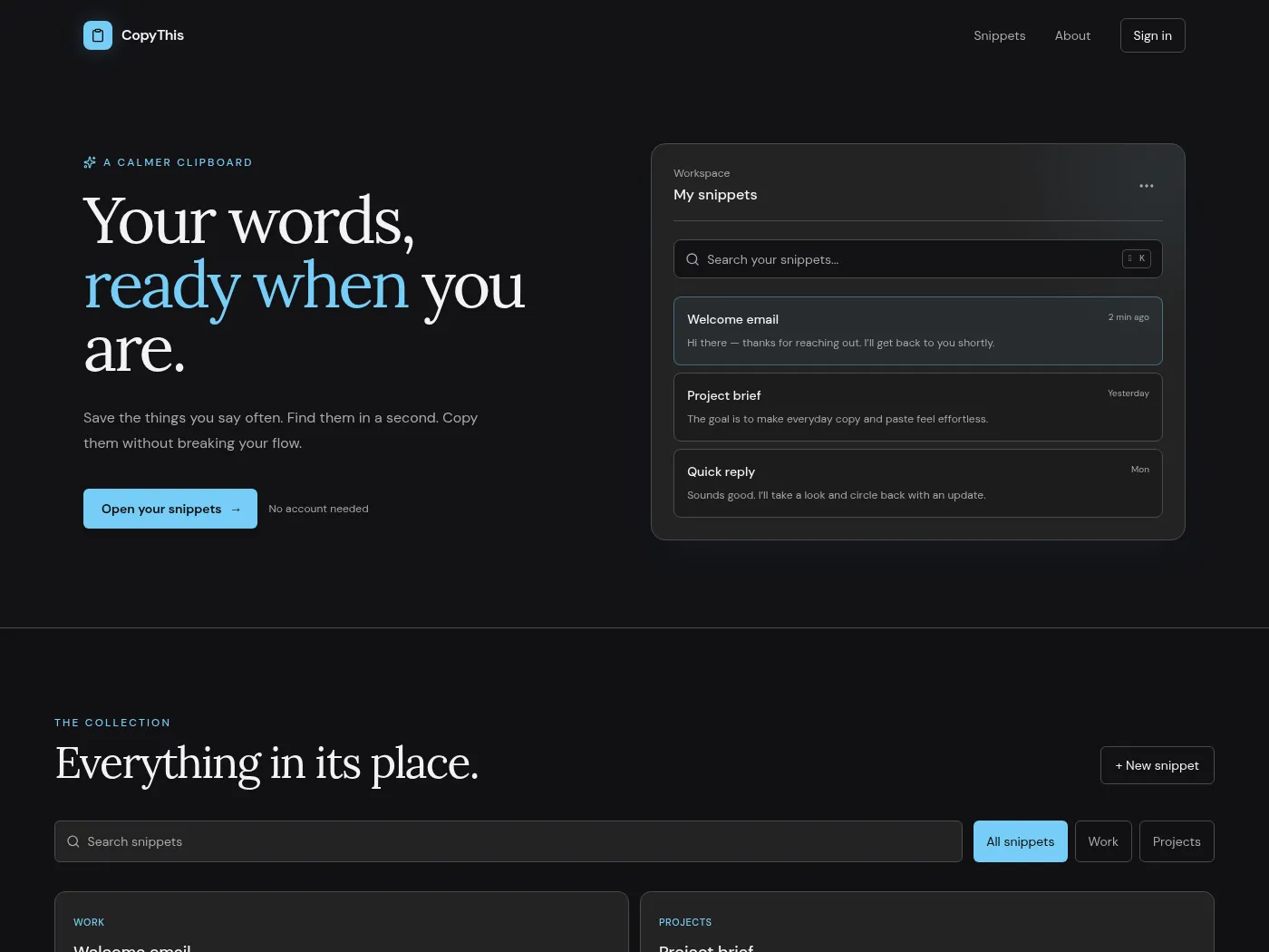 CopyThis Tool