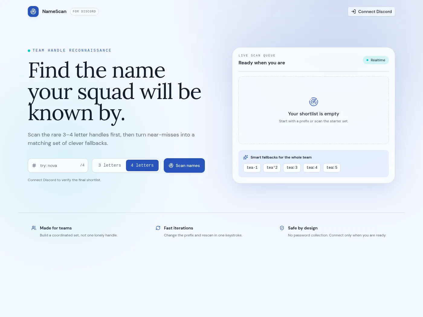 Discord Username Finder