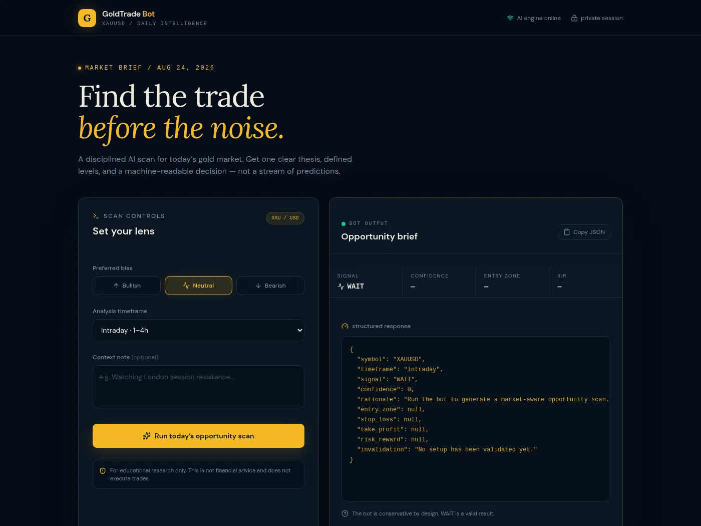 GoldTrade Bot Insights