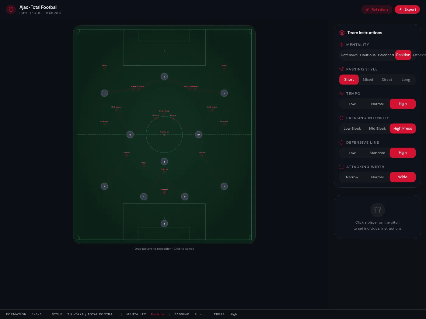 Football Tactics Designer