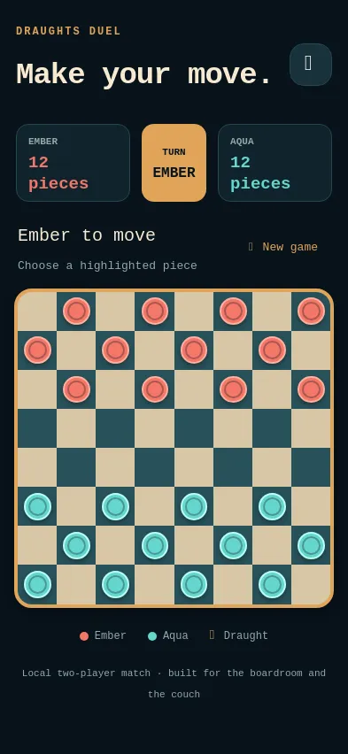 Draughts Duel