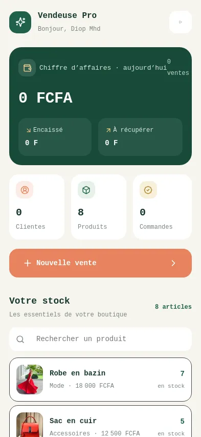 Vendeuse Pro