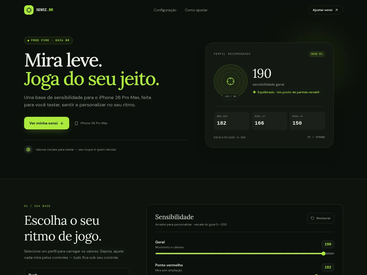 Sensi iPhone 26 Brazilian