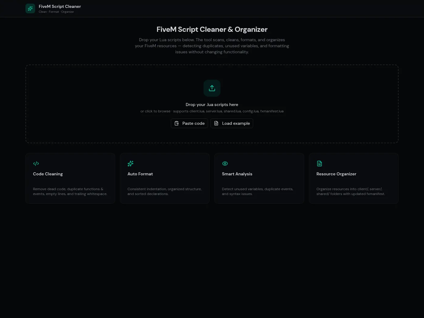 FiveM Script Cleaner