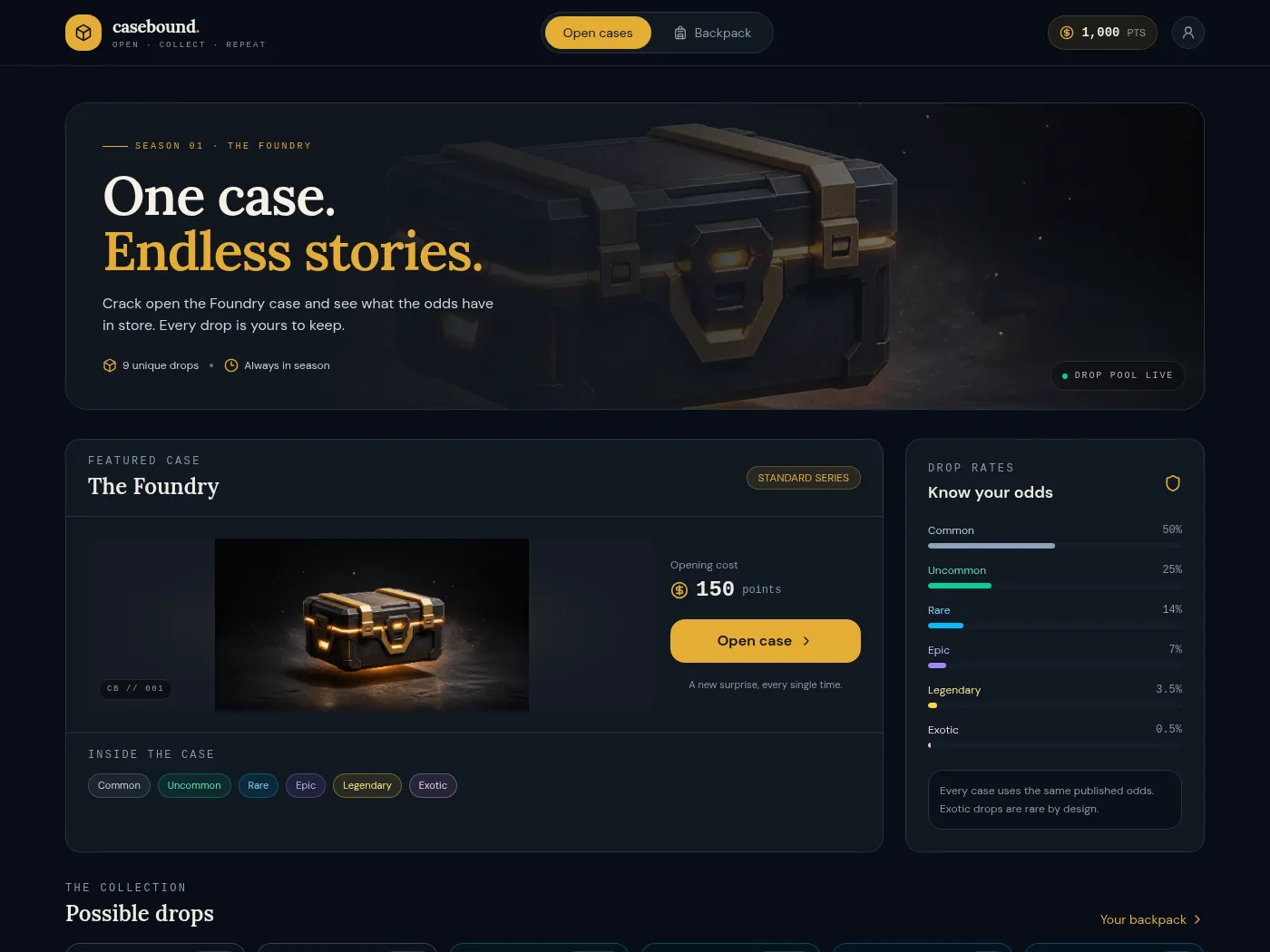 RNG Case Simulator