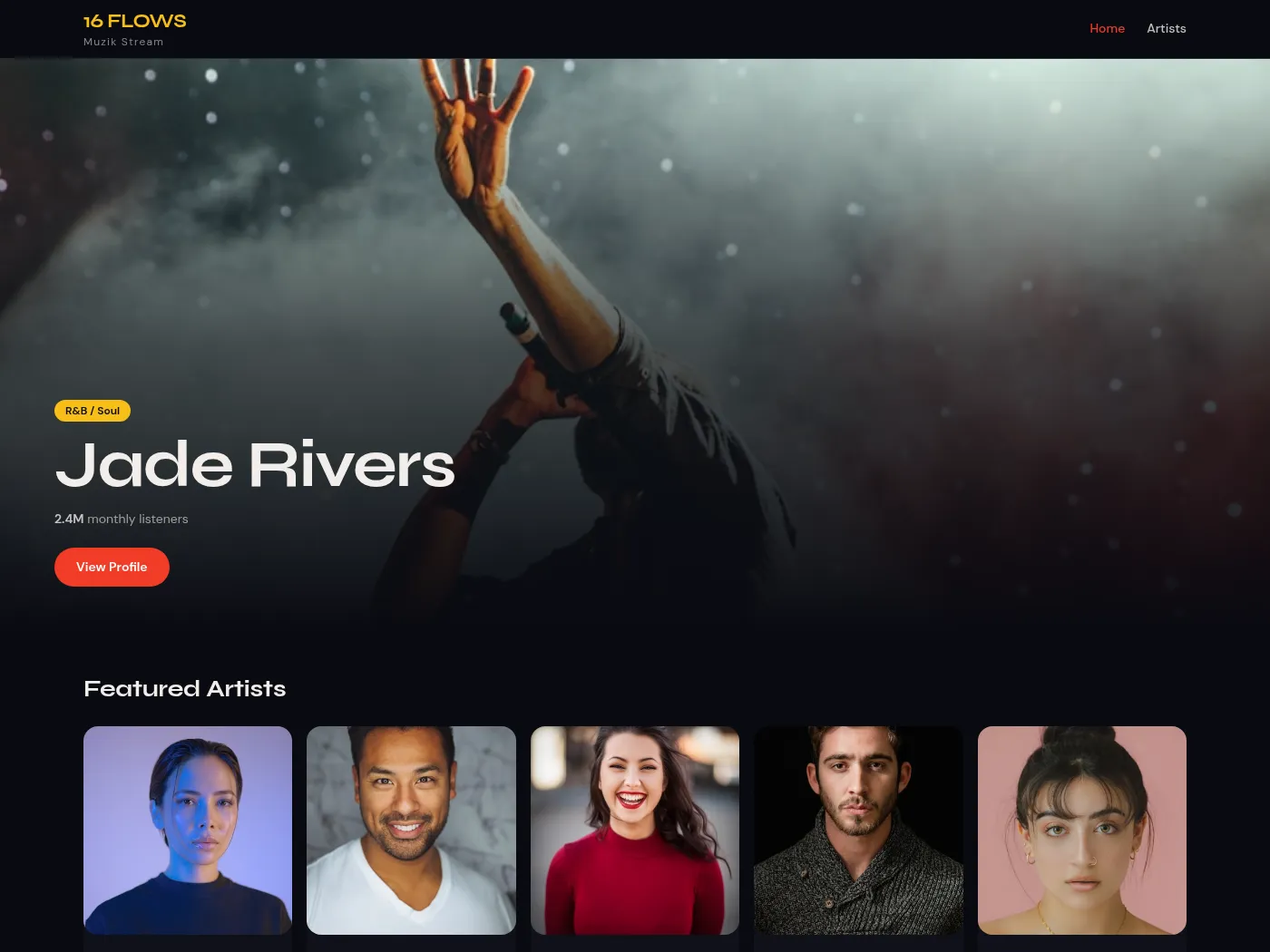 16 Flows Muzik Stream