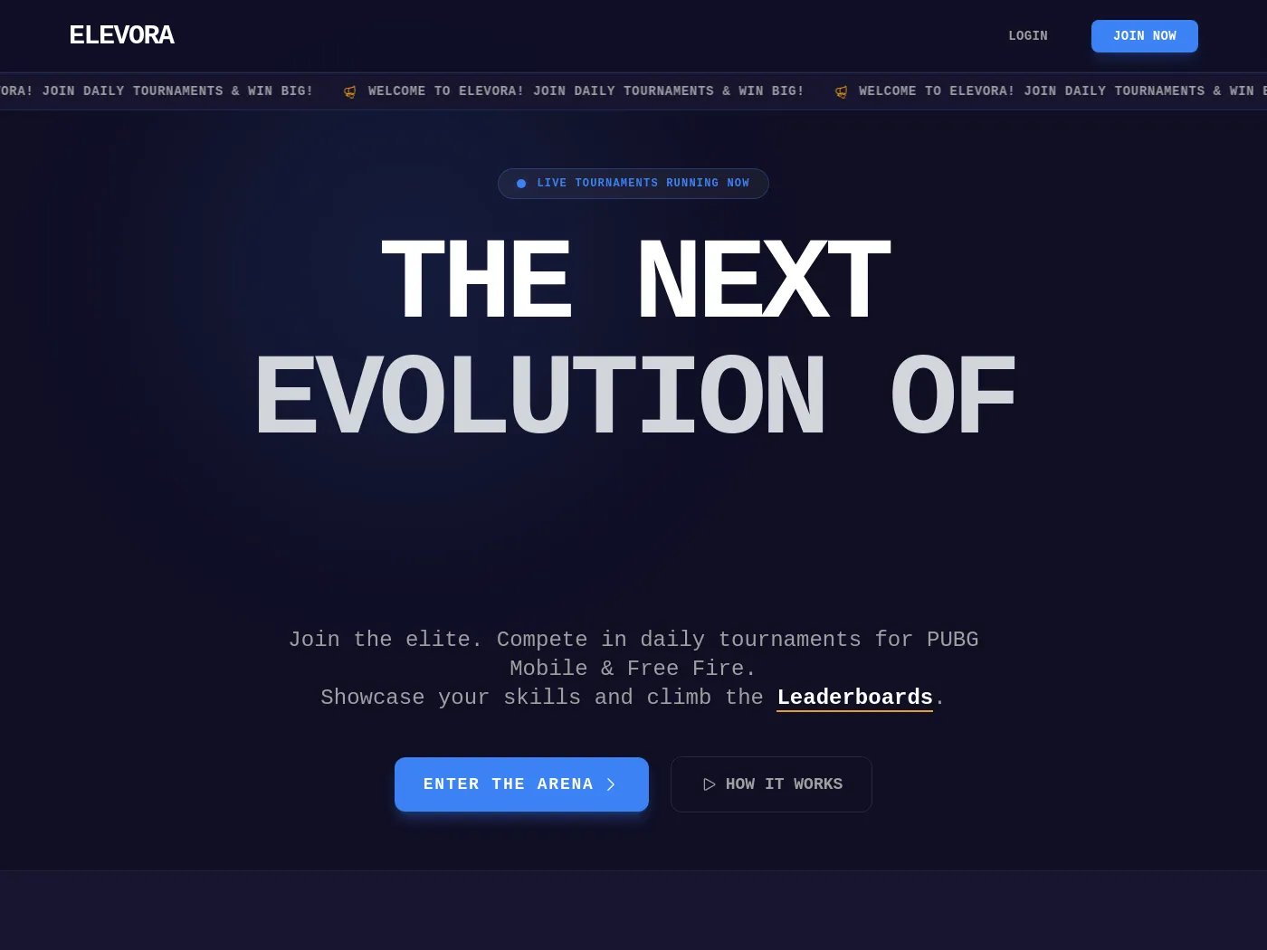 Elevora Gaming Hub