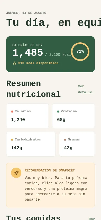SnapDiet Tracker