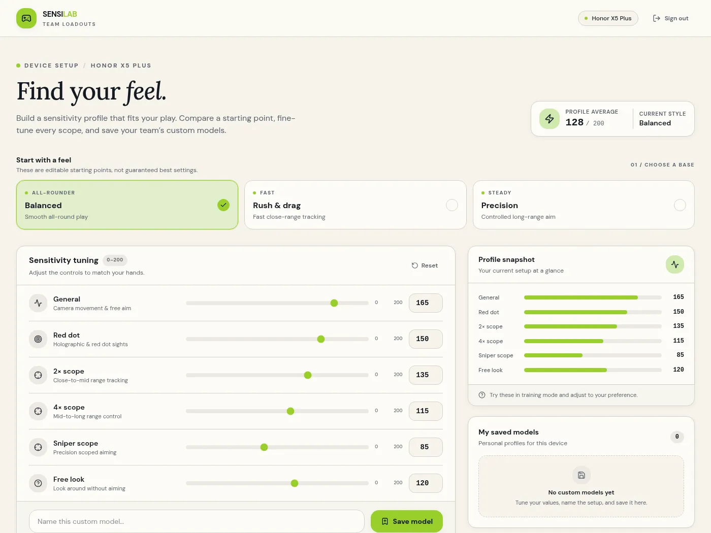 SystemWood Selector
