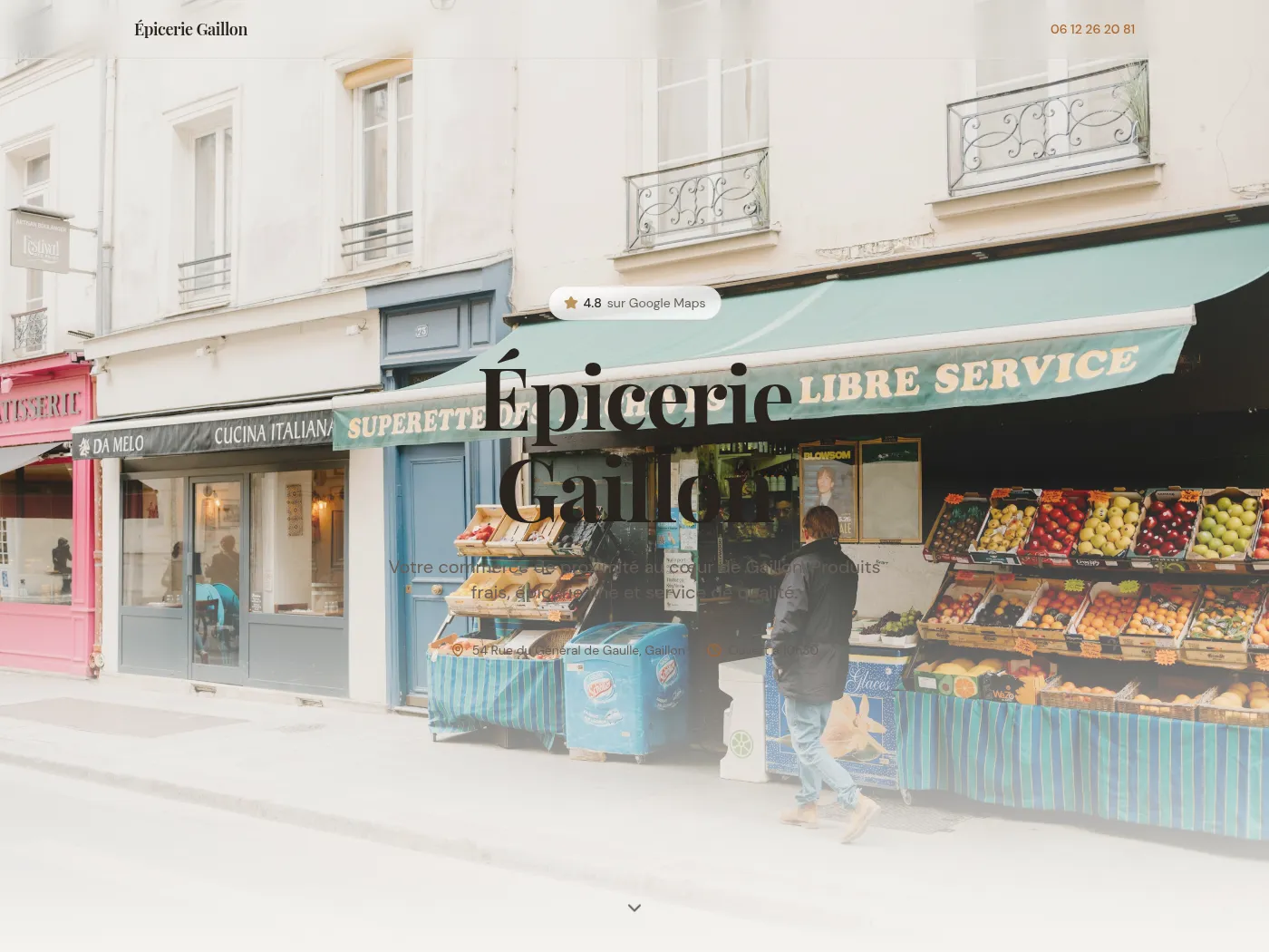 Épicerie Pro Showcase