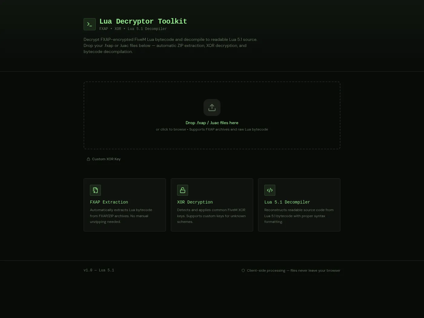 Lua Decryptor Toolkit