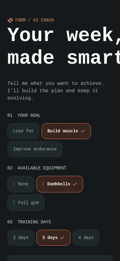 AI Workout Coach