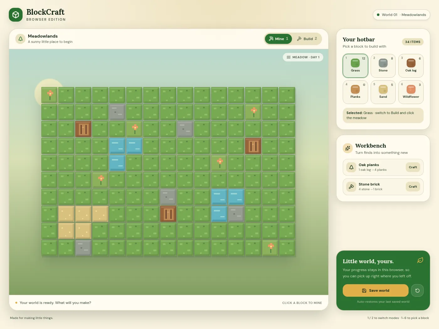BlockCraft Browser Edition