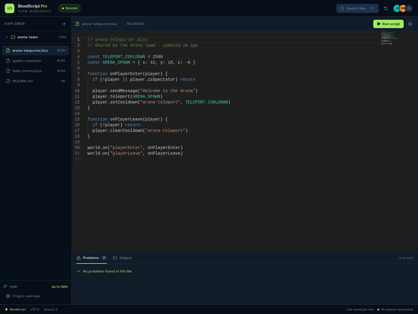 BloxdScript Editor Pro