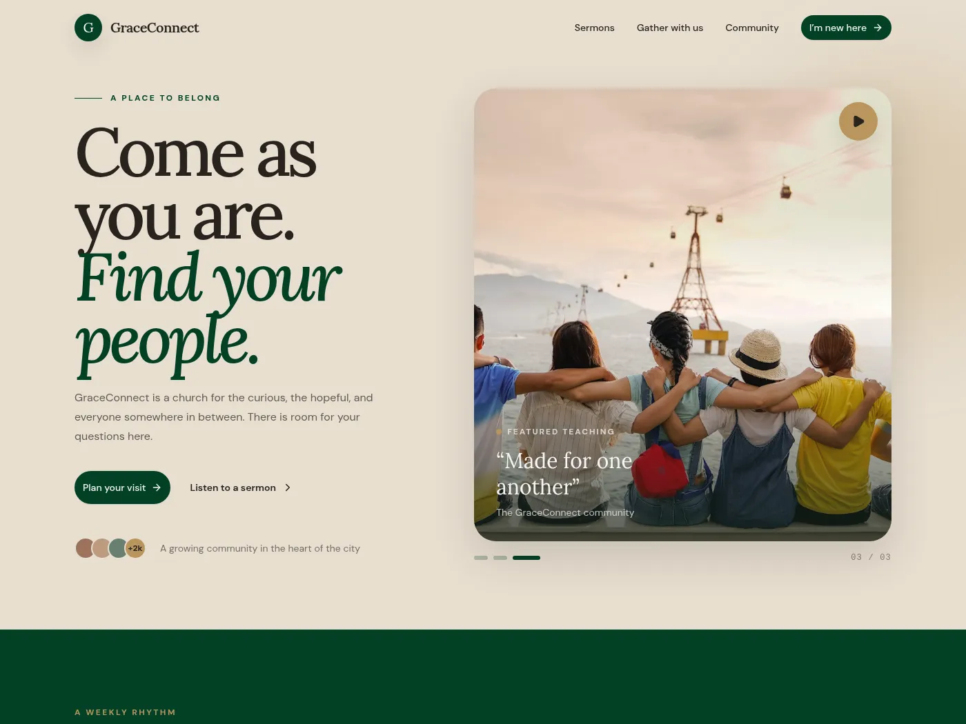 GraceConnect Church Website