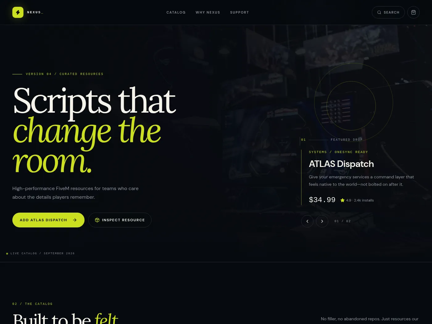 FiveM Script Storefront