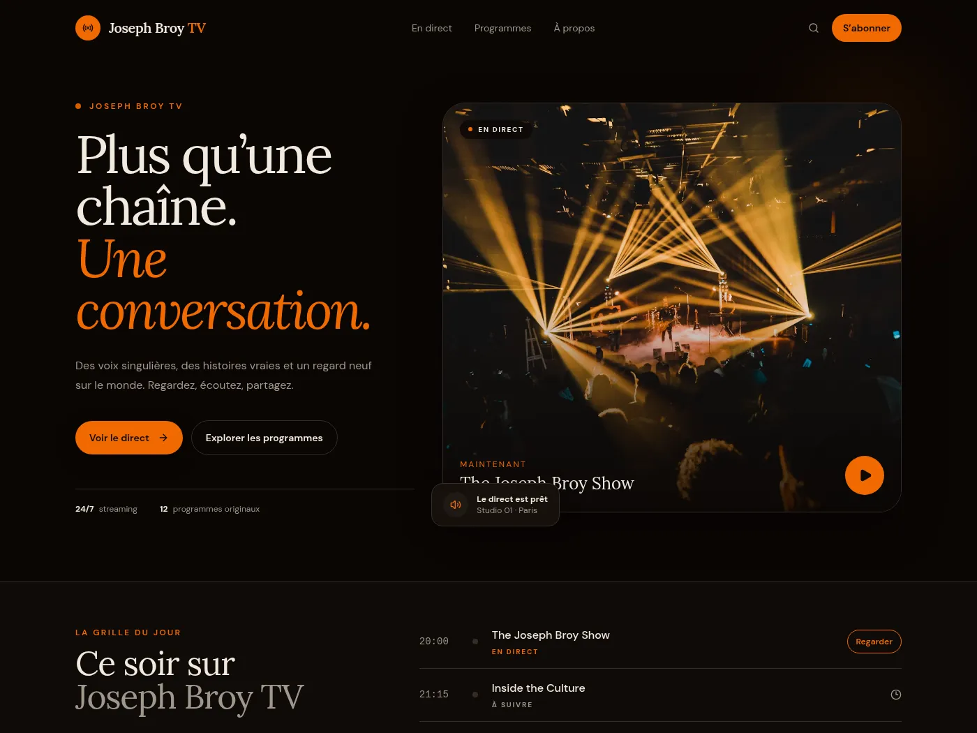 Joseph Broy TV App