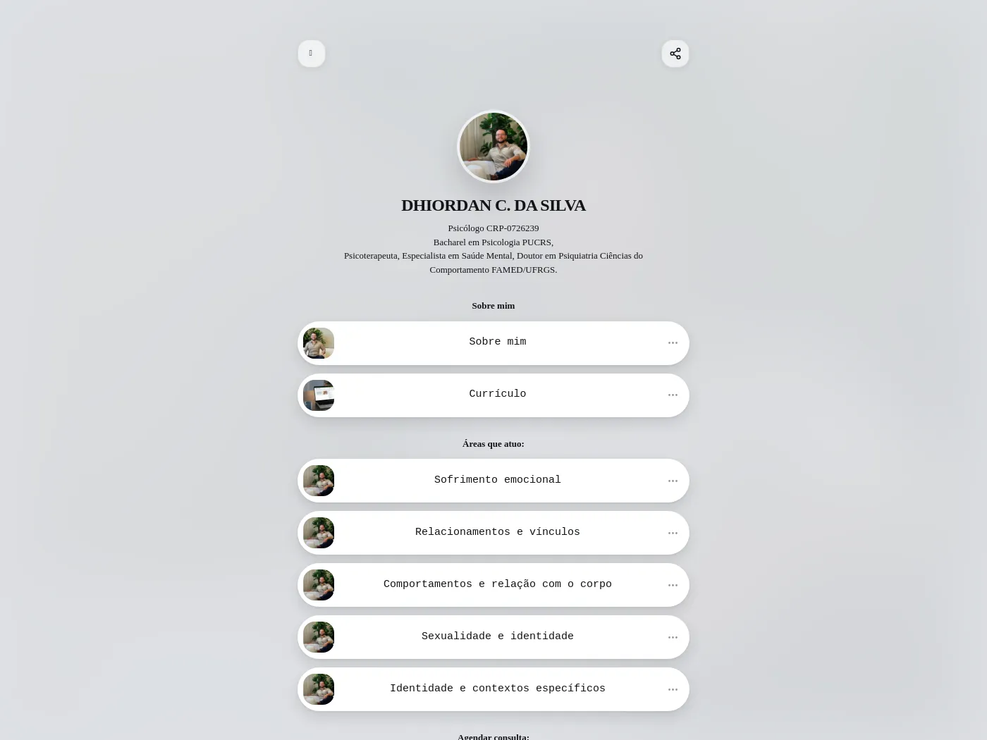 Meu LinkTree Customizado