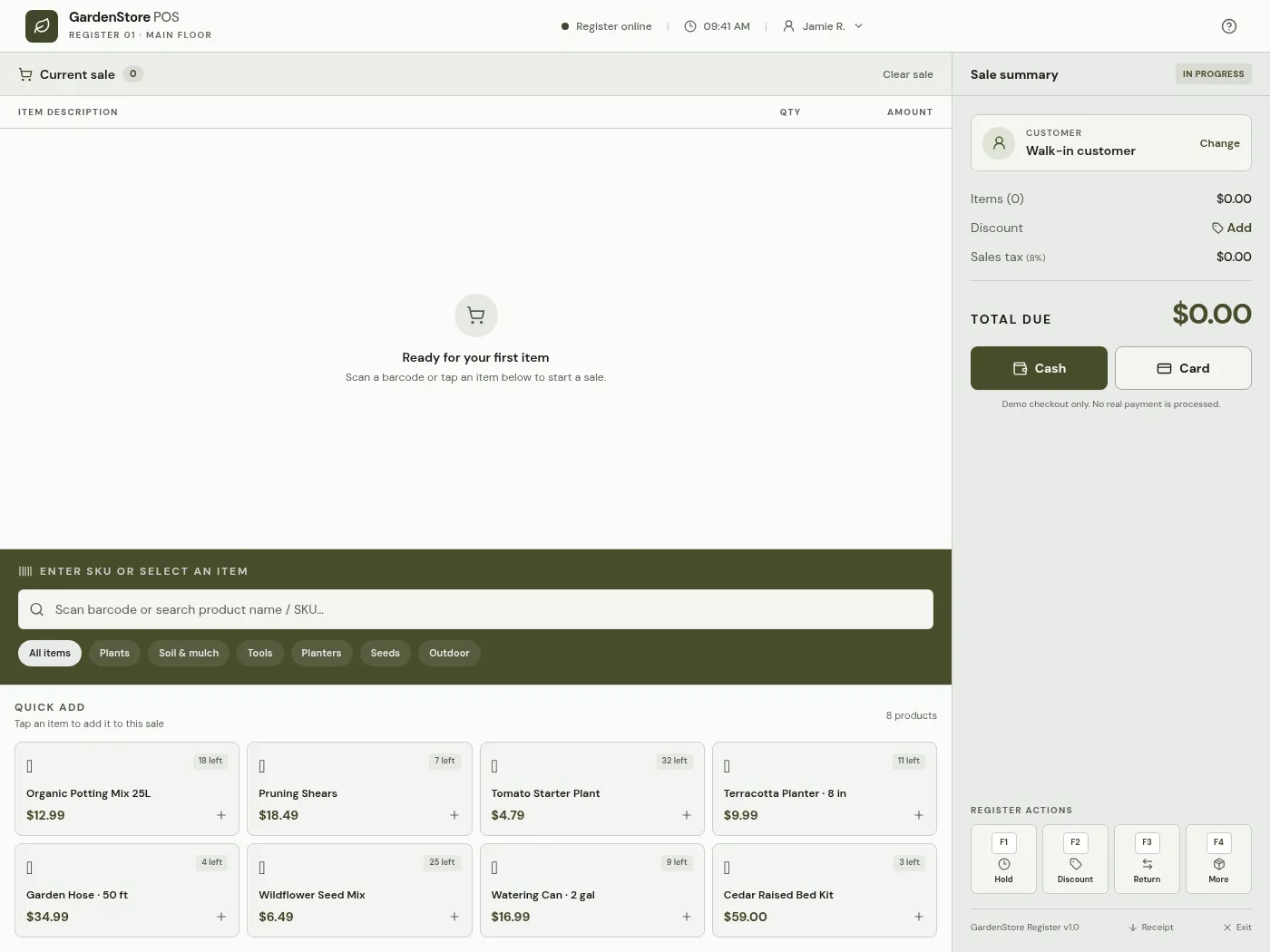 GardenStore POS Pro
