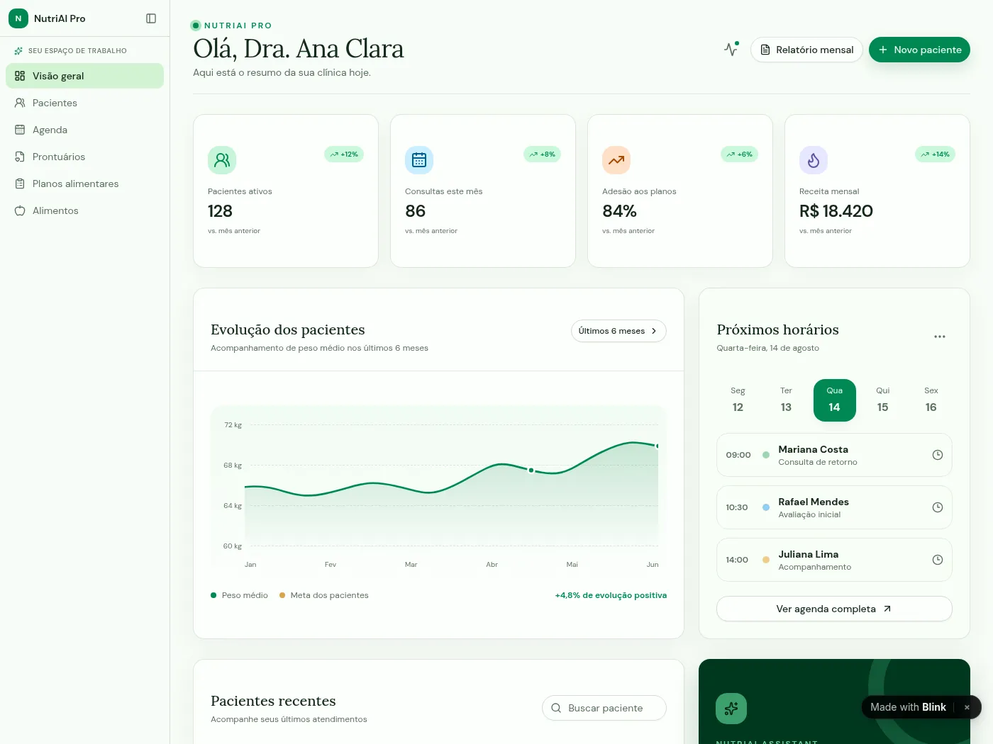 NutriAI Pro Platform