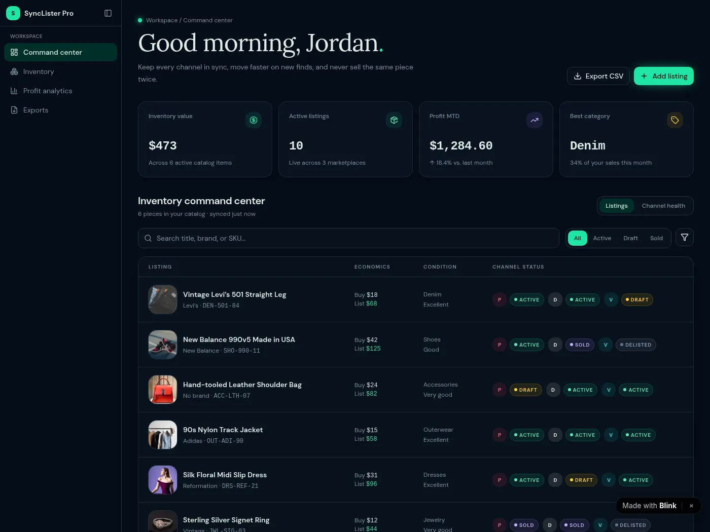 SyncLister Pro