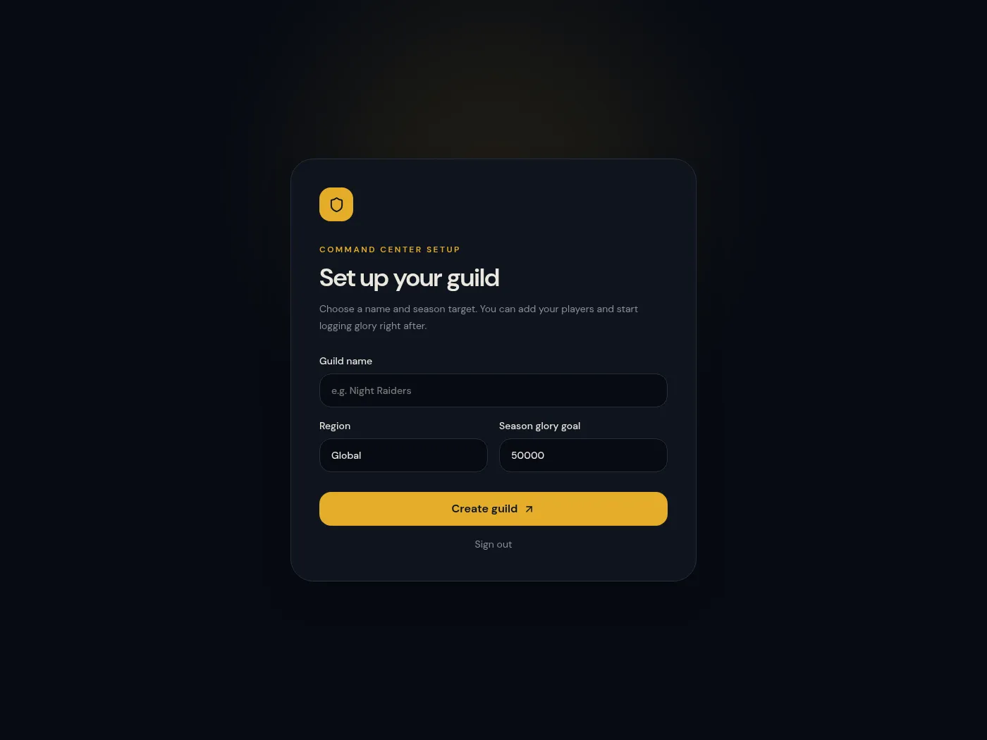 Guild Glory Bot