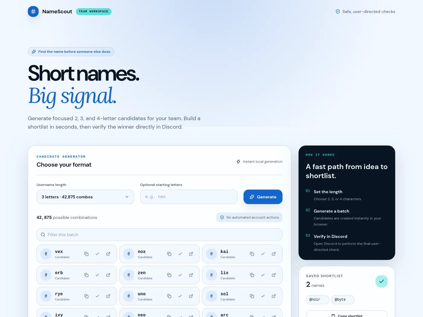 Discord Name Checker