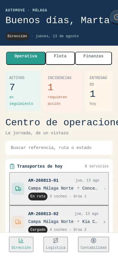 AutoMove Logística App