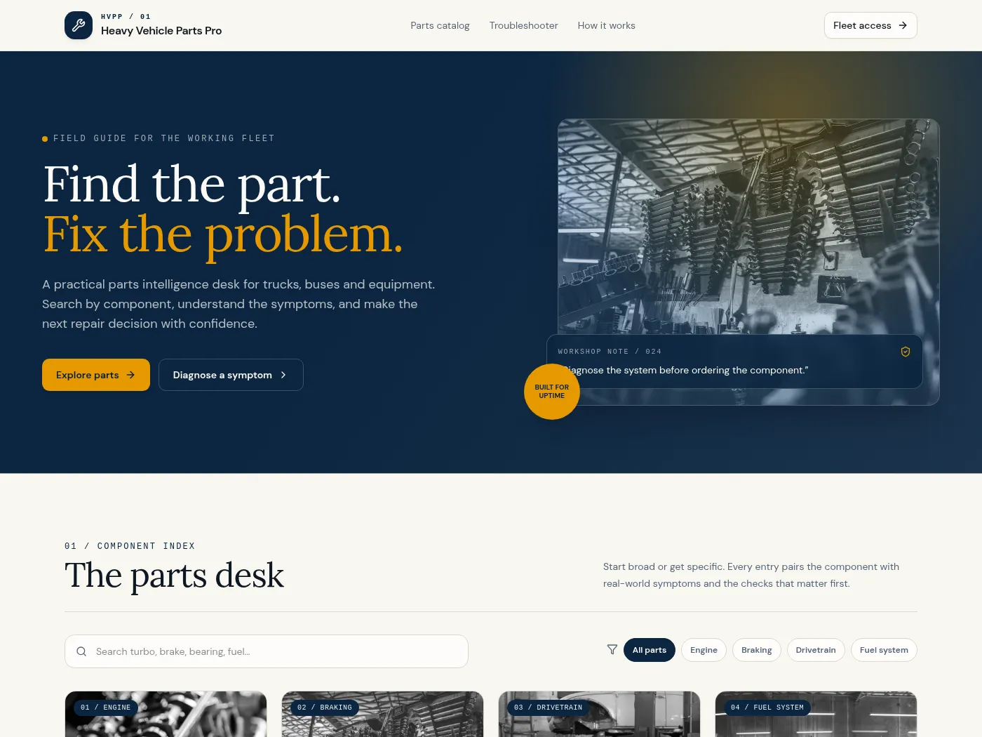 Heavy Vehicle Parts Pro
