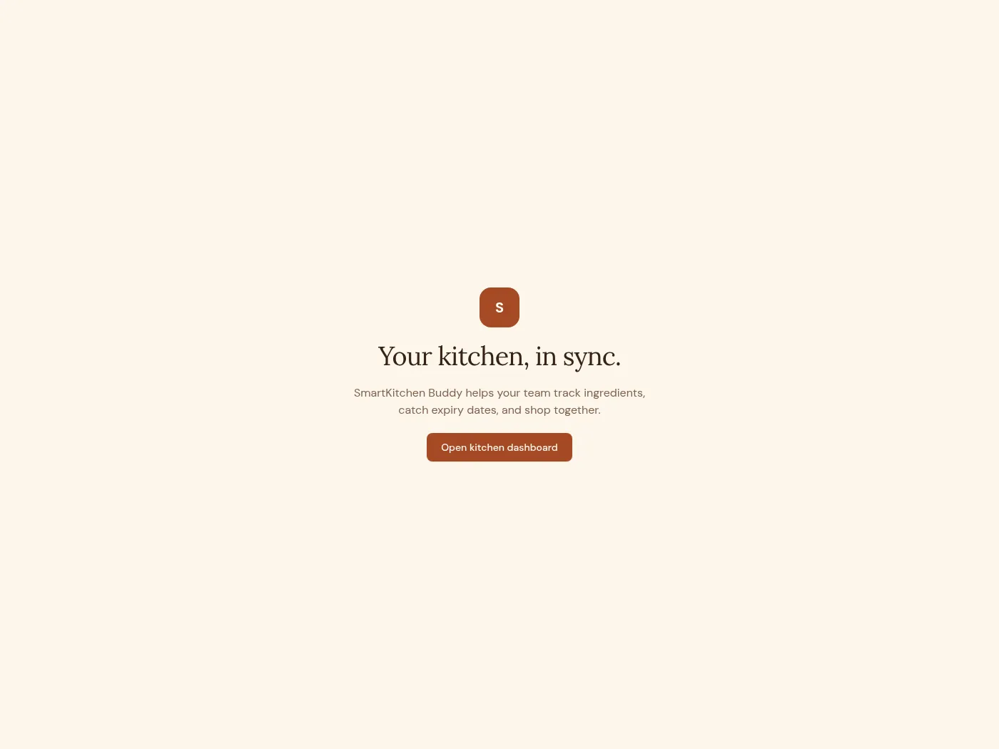 SmartKitchen Buddy