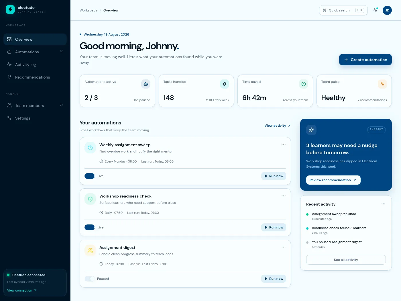 Electude AI Assistant