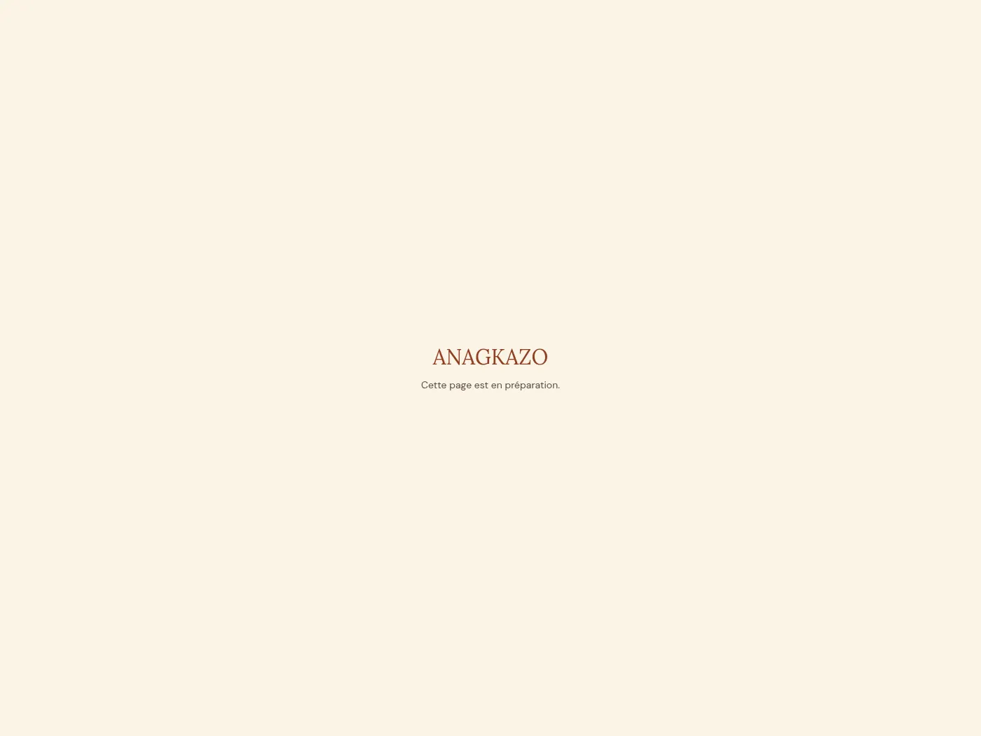 Cercle ANAGKAZO Page