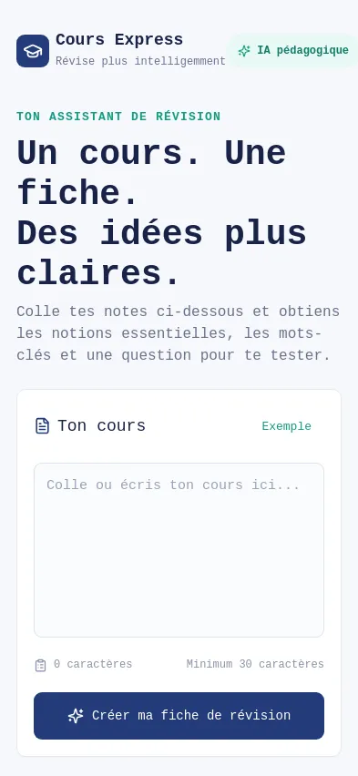 Résumé Cours Express