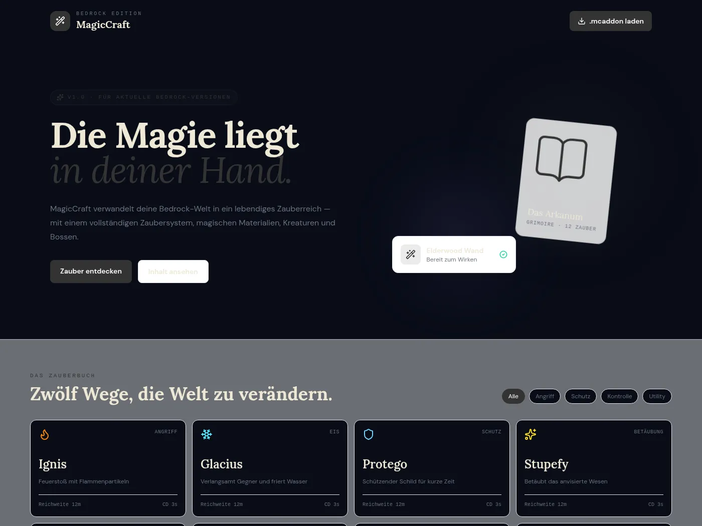 MagicCraft MC Addon