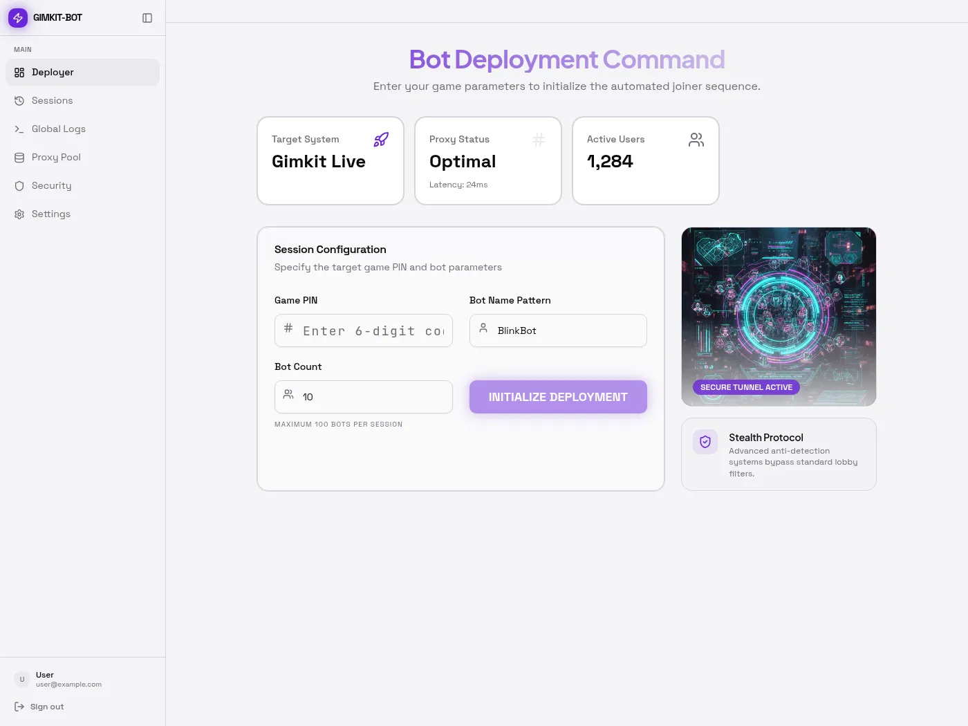 Gimkit Bot Sender