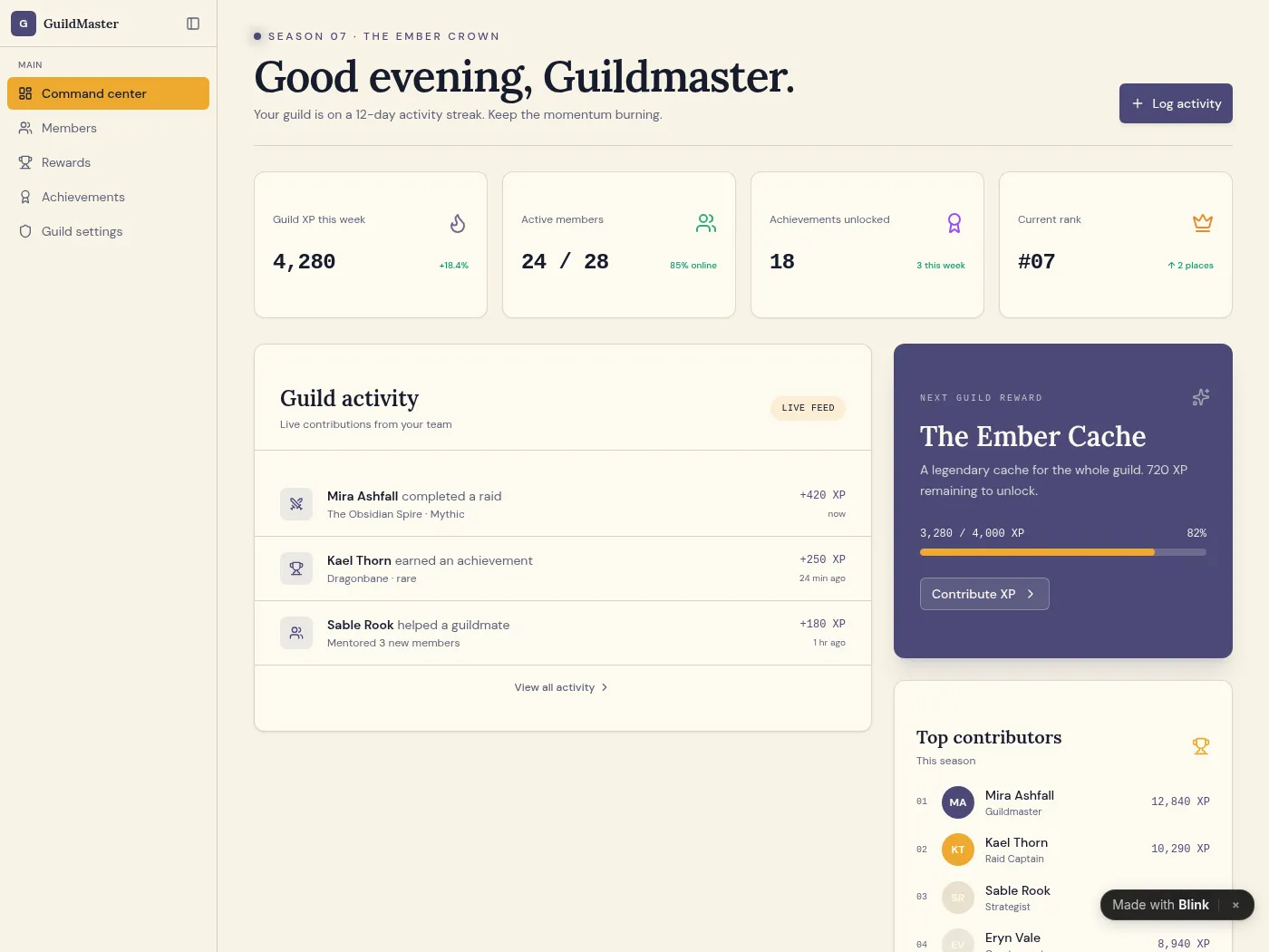 GuildMaster Assistant