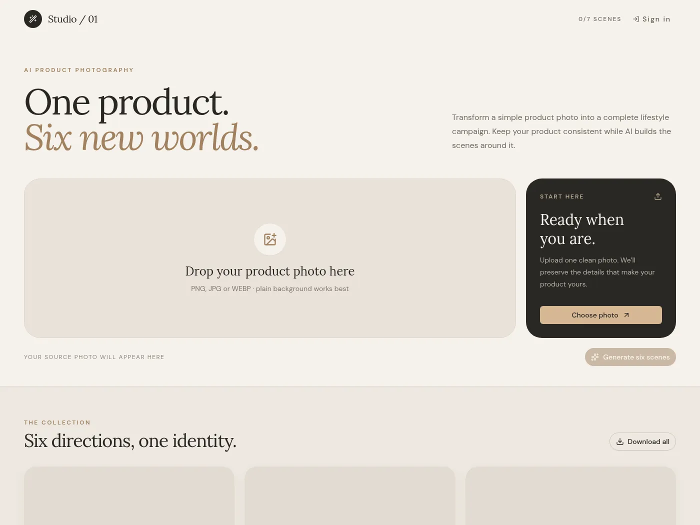 AI Product Photo Studio
