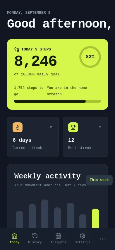 StepTracker Pro