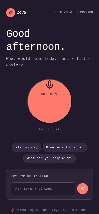 Zoya Voice Assistant
