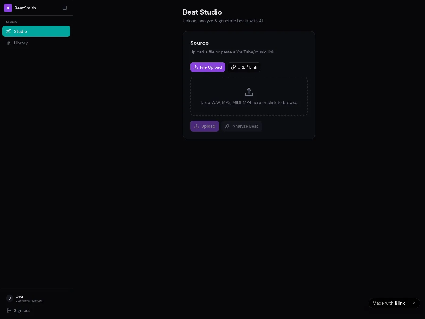BeatSmith AI Studio