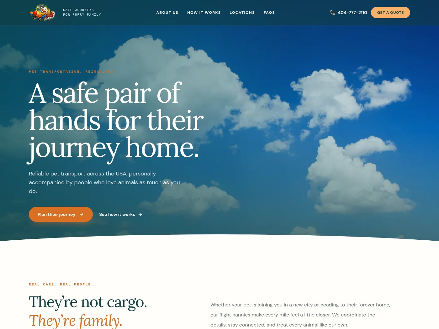 Flight Nanny Pet Transport