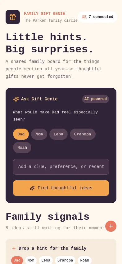Family Gift Genie