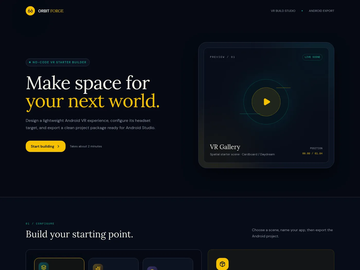 VR APK Builder Web