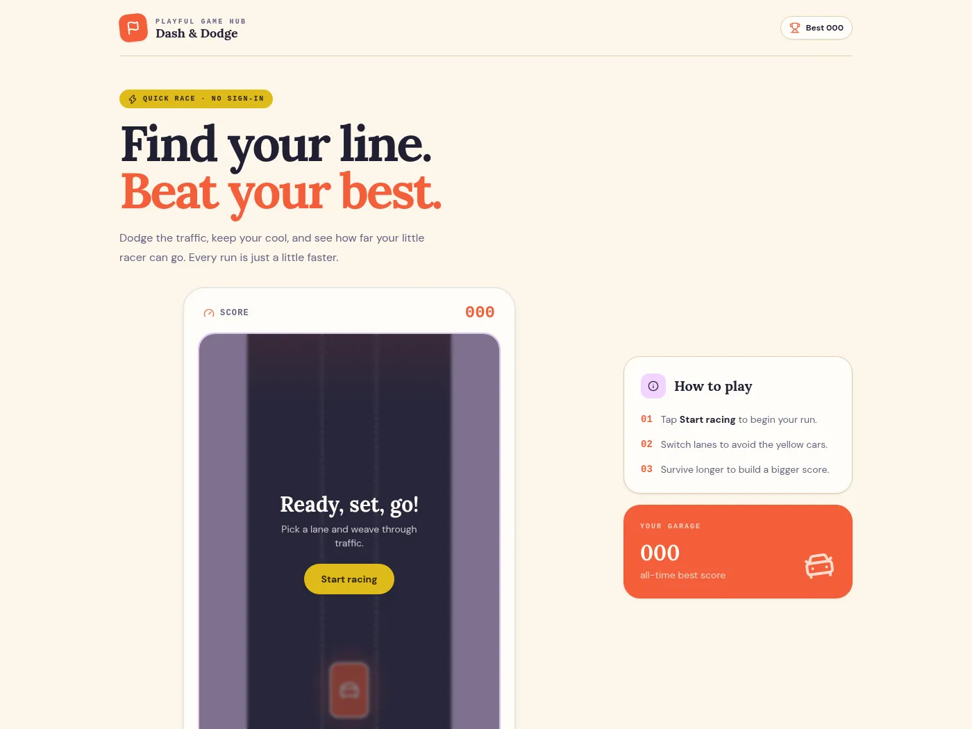 Playful Game Hub